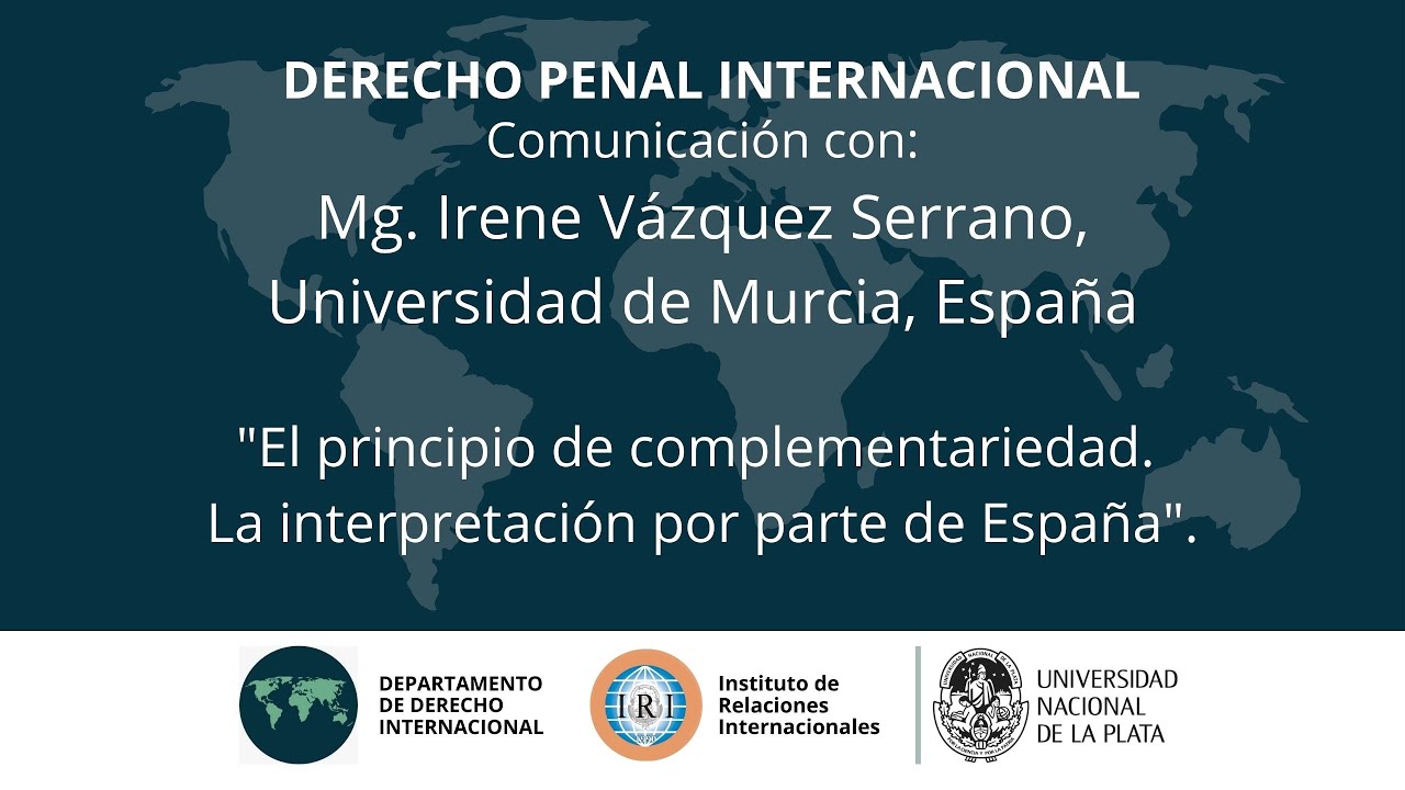 El principio de complementariedad - La interpretación por parte de ...