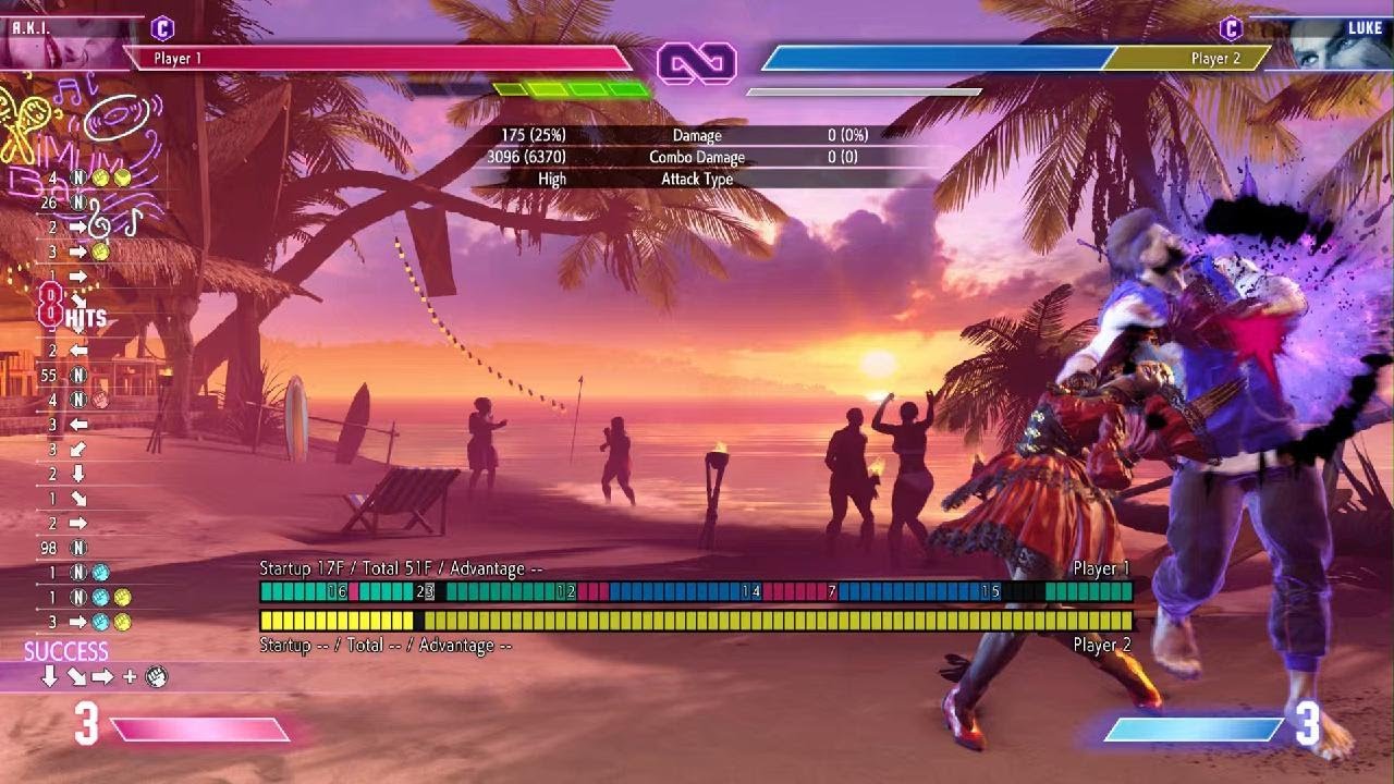 SF6 AKI stun combo - YouTube