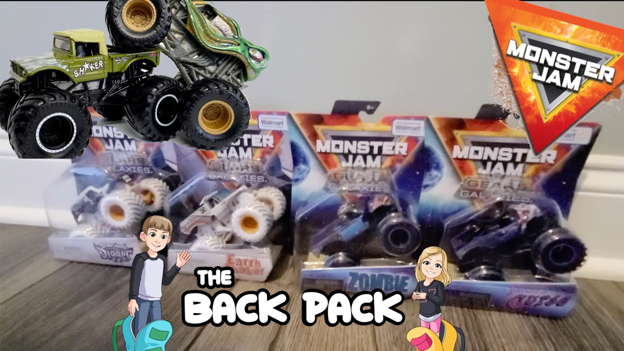 Monster Jam Gears & Galaxies Singles Series 1 Kraken & Siagon Shaker ...