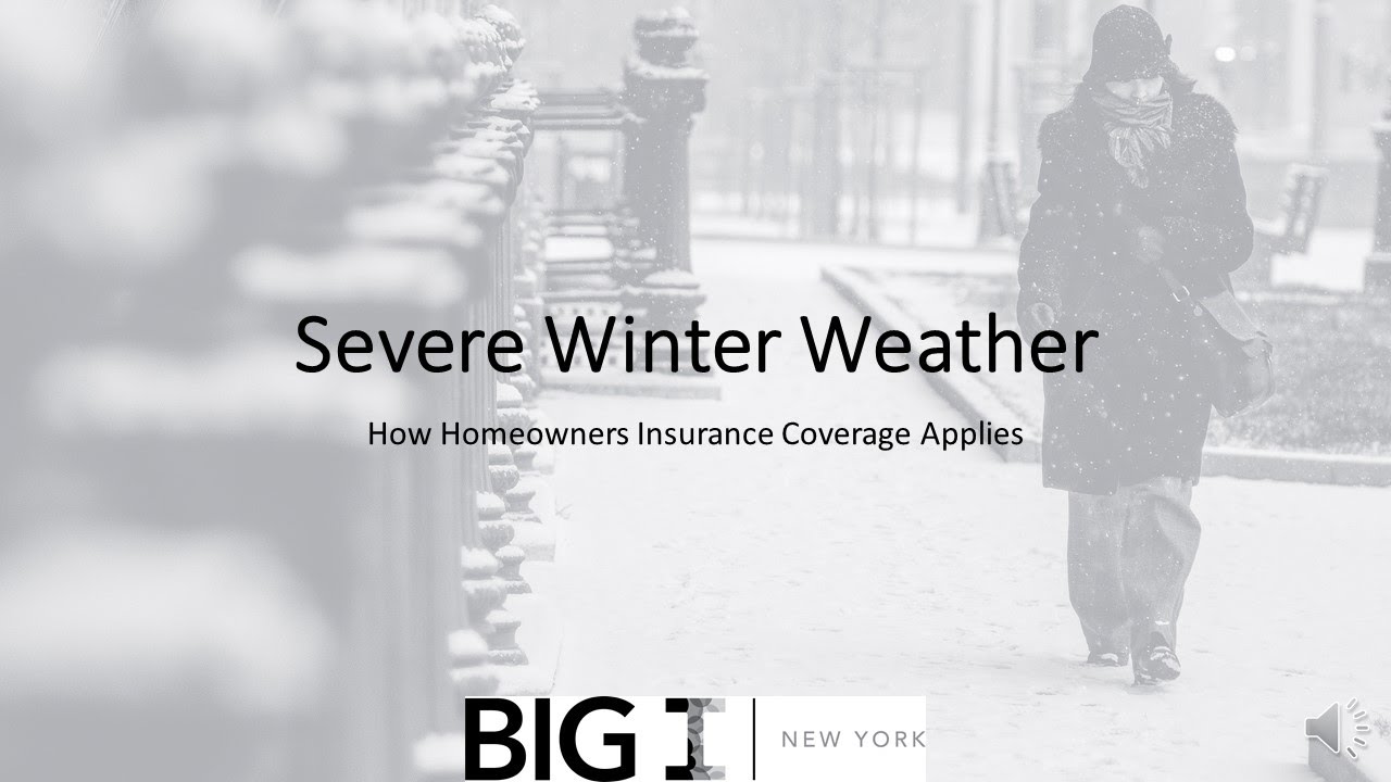 Severe Winter Weather: How Homeowners Insurance Coverage Applies - YouTube