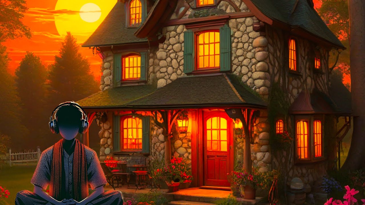 Cozy Soothing Cottage Lo-Fi Ambiance 🧘‍♂️ For Relaxation and Studying ...