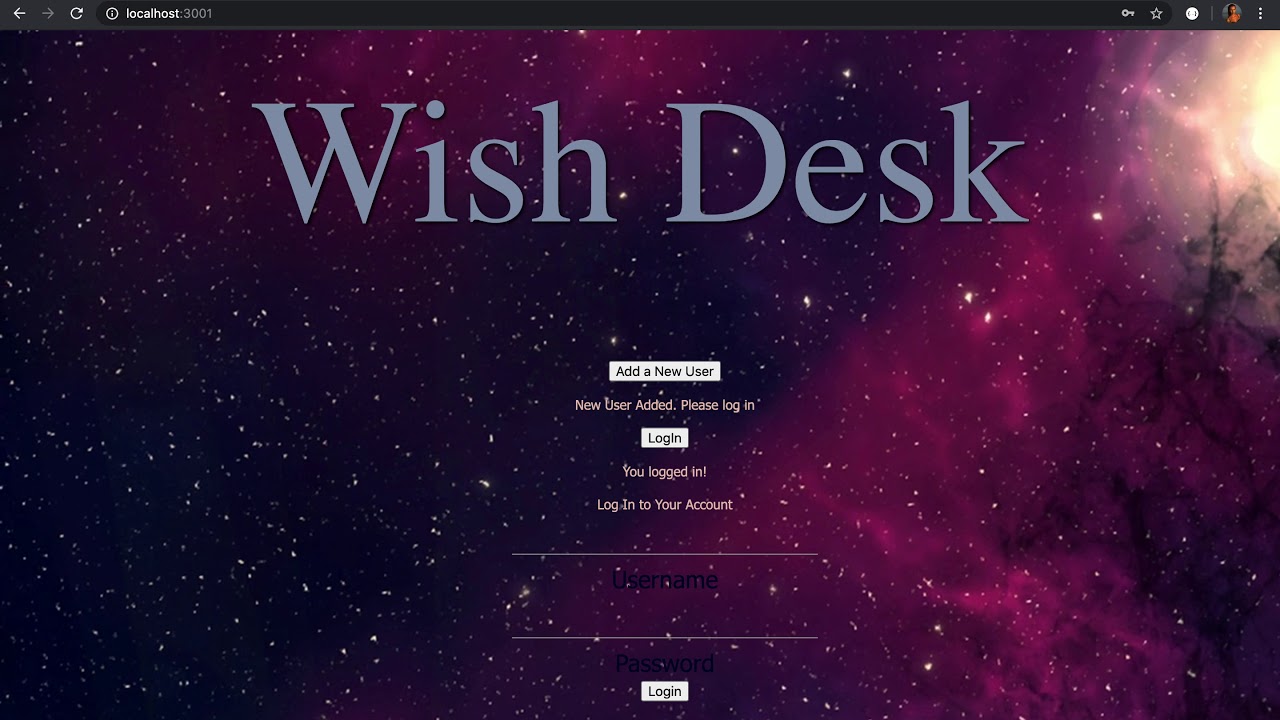 Wish Desk Presentation - YouTube