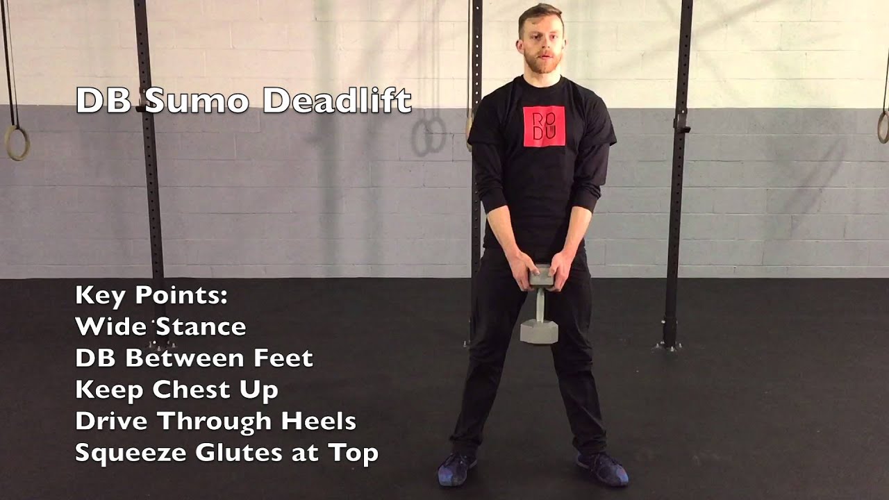 DB Sumo Deadlift - YouTube
