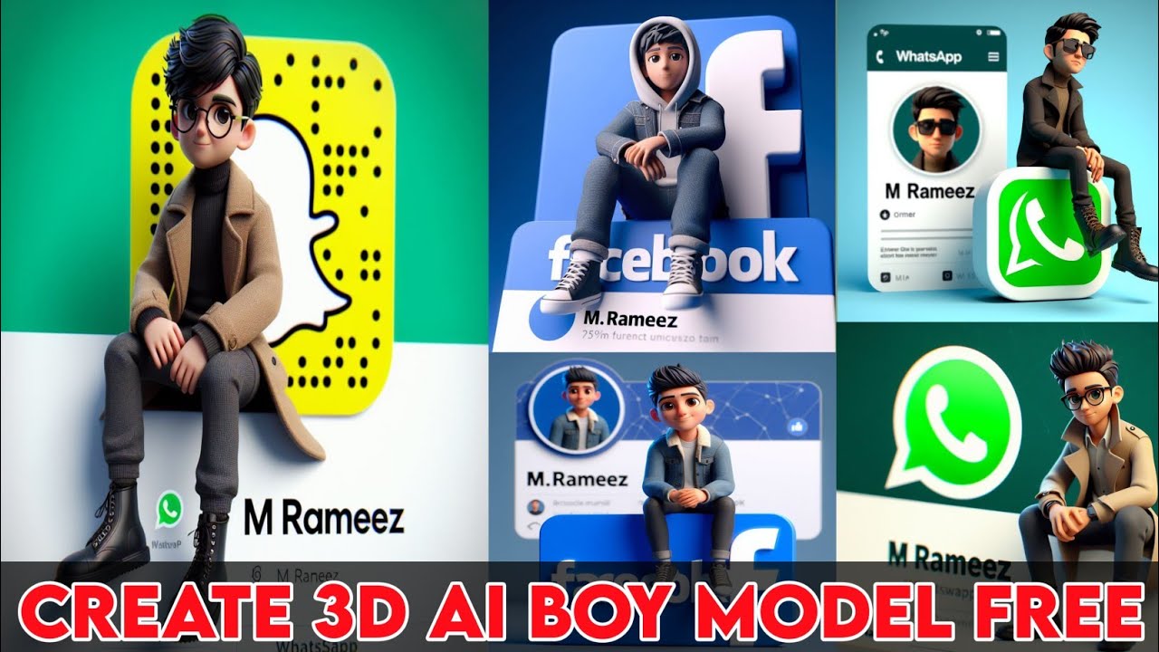 How To create New trending social media profile picture With Ai|Generate social media portrait ...
