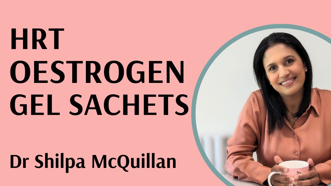 How To Use Oestrogen Gel Sachets HRT - YouTube