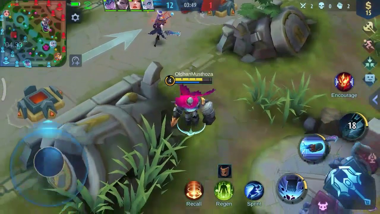 GAMEPLAY - New Hero Atlas - Mobile Legends - YouTube