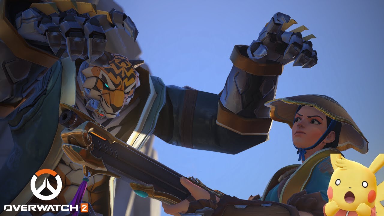 Overwatch 2 - Online Battles 6 (Ashe and Bob gameplay) - YouTube