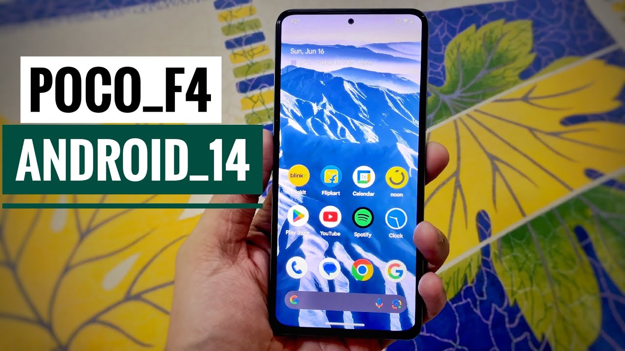 Poco F4 Android 14 Pixel Experience || Amazing Stability And ...
