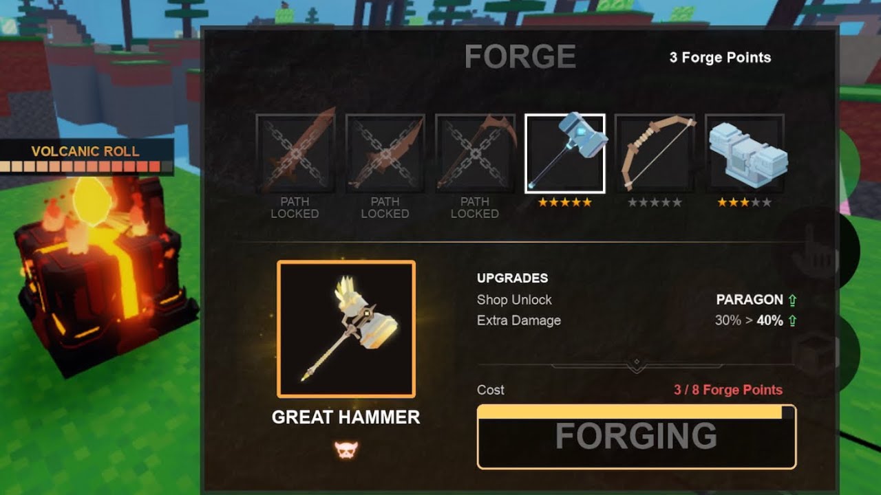 What is this type of forge and i got volcanic when recording here ...