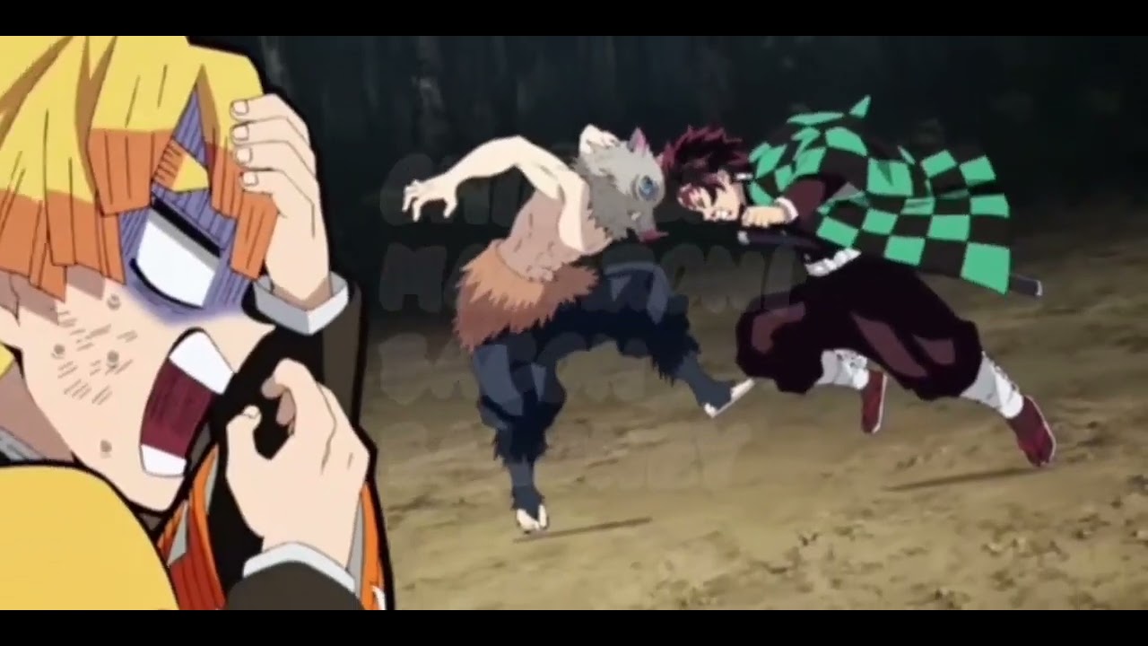 Tanjiro : Headbutt Hashira - YouTube