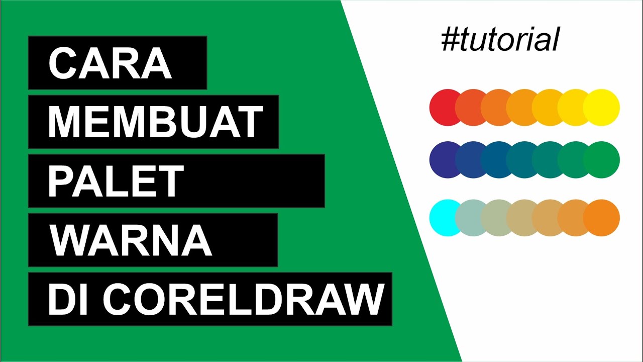 Cara Membuat Palet Warna di Coreldraw - YouTube