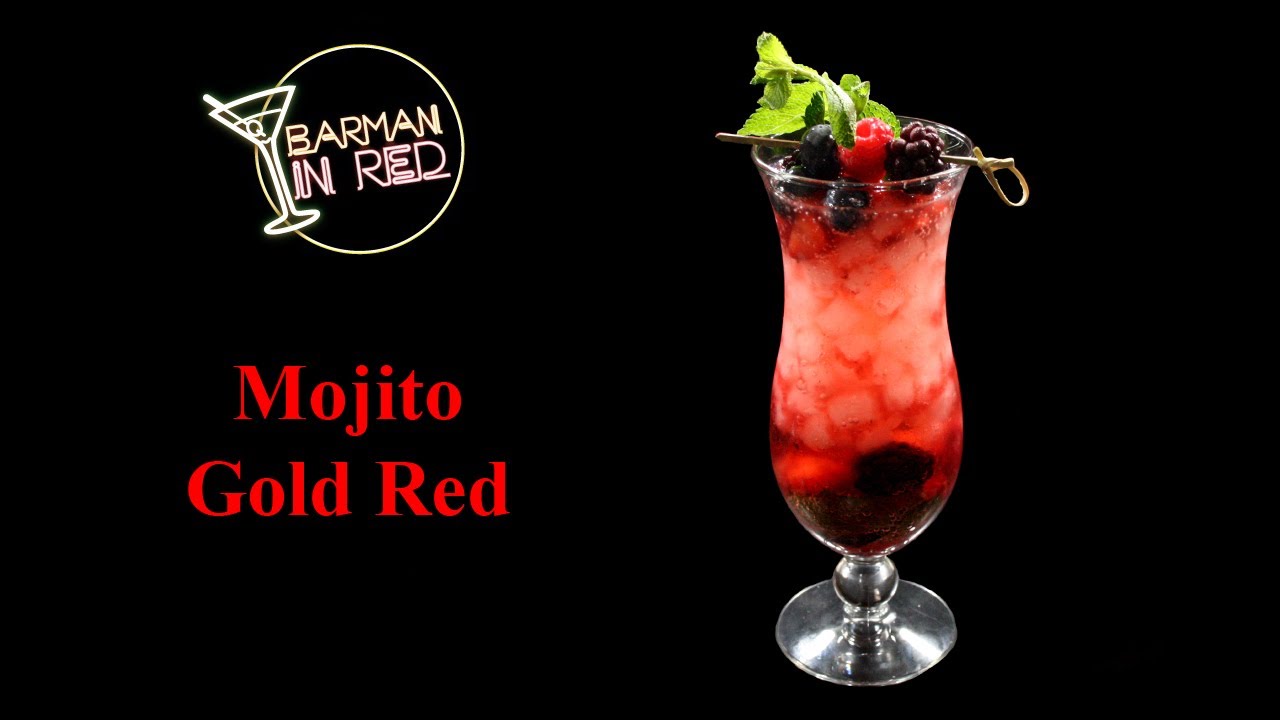 Como hacer el MOJITO GOLD RED - YouTube