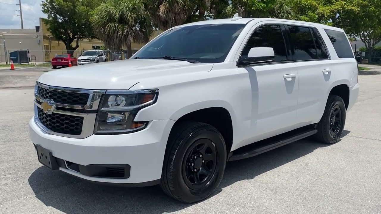 2016 Chevrolet Tahoe Police PPV Interceptor 9C3 120k miles walkaround ...