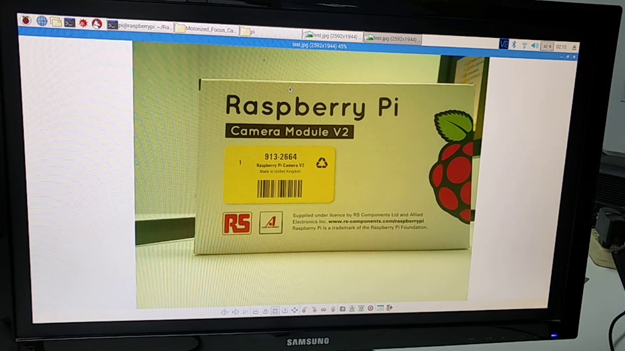 Arducam Auto Focus Raspberry Pi Camera Demo - YouTube