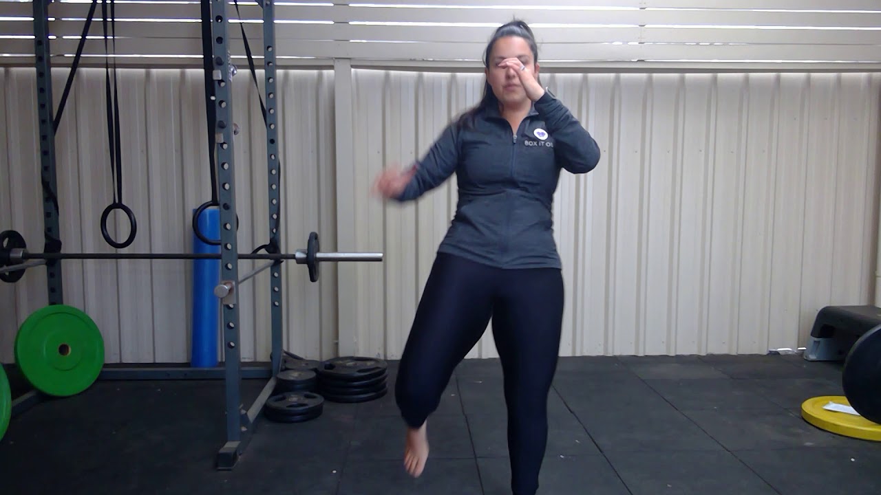 How to Punch & Knee - Shadow Boxing Flow - Boxing Technique ...