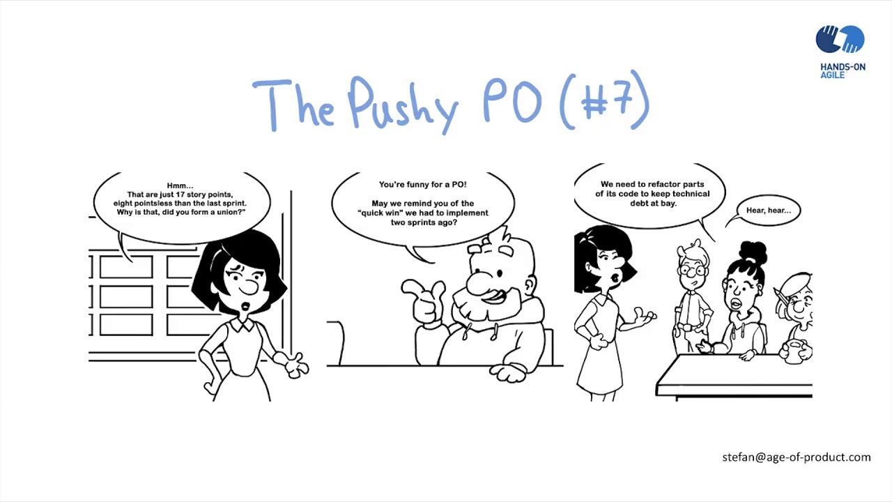 Scrum Product Owner Anti-Patterns (7) – The Pushy Product Owner (Hands ...