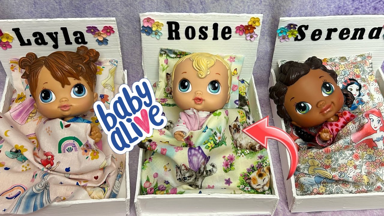 NEW Baby alive crib life dolls Night routine 🌙 | New beds 🛌 - YouTube