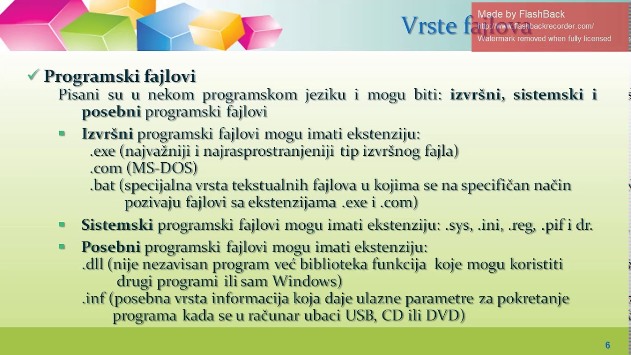 Operativni sistemi Fajlovi i folderi Elektropg - YouTube