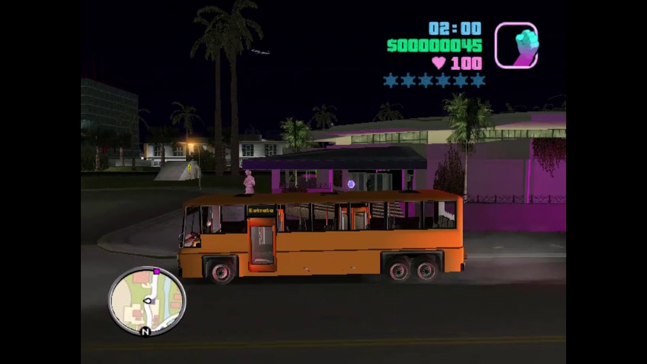 ga vice city deluxe pick the passengers bus mod full gameplay - YouTube