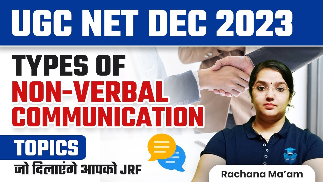 NTA UGC NET Dec 2023 I UGC NET English Paper -2 | Types of Non Verbal ...