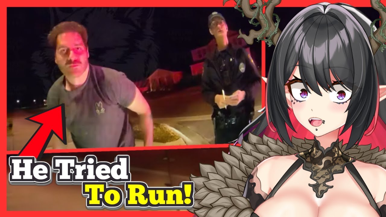 Elara Reacts To YouTube Millionaire Tries To Run From Police - YouTube