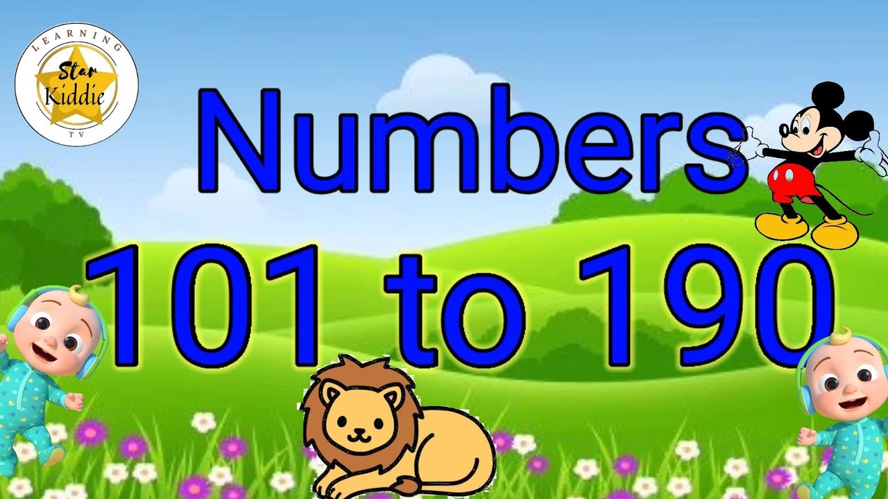 Learn Numbers 101 to 190,Counting from 101-190 छोटे बच्चों की पढ़ाई,# ...