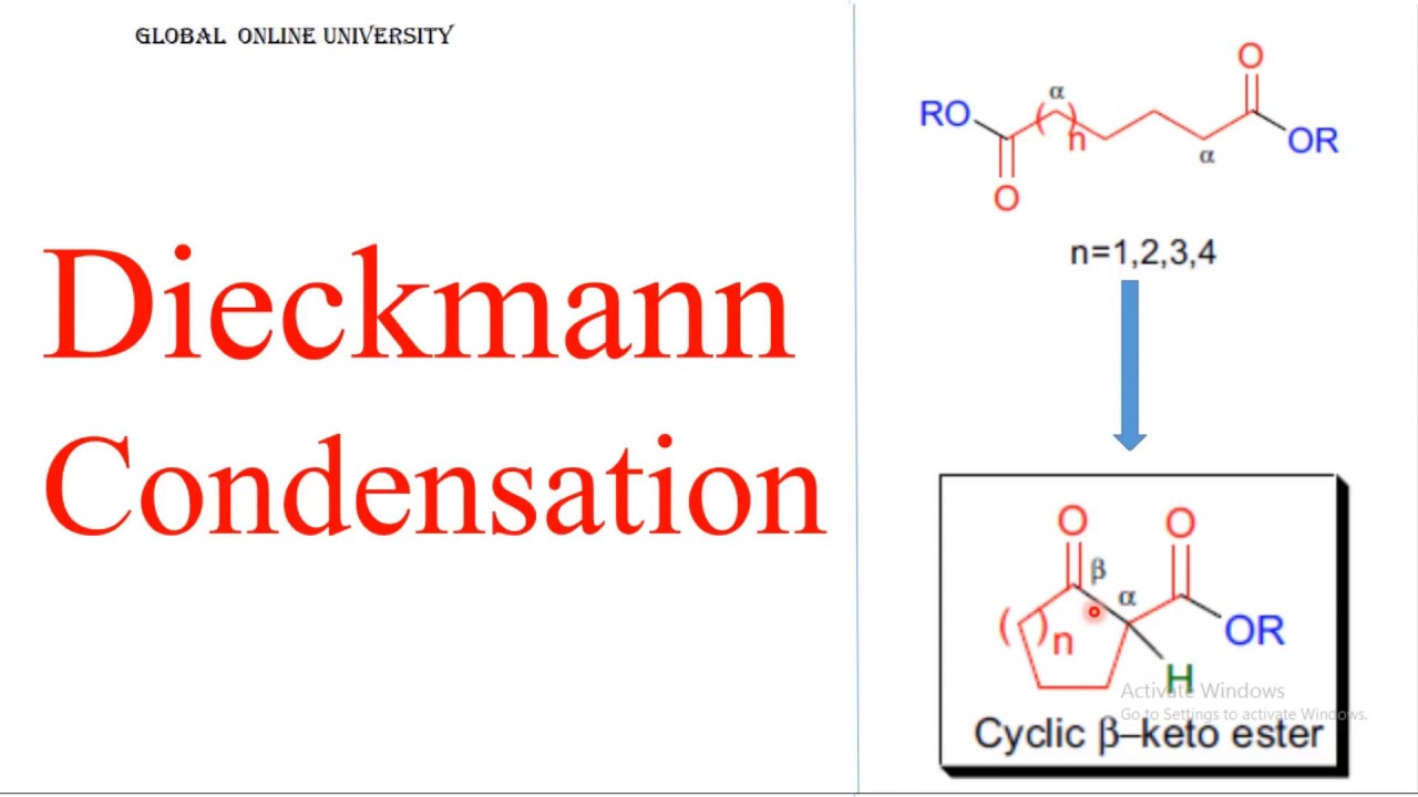Dieckmann condensation/Reaction, Mechanism, Synthetic Application ...