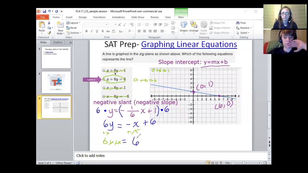 Online Tutoring (High School Math #1) - YouTube