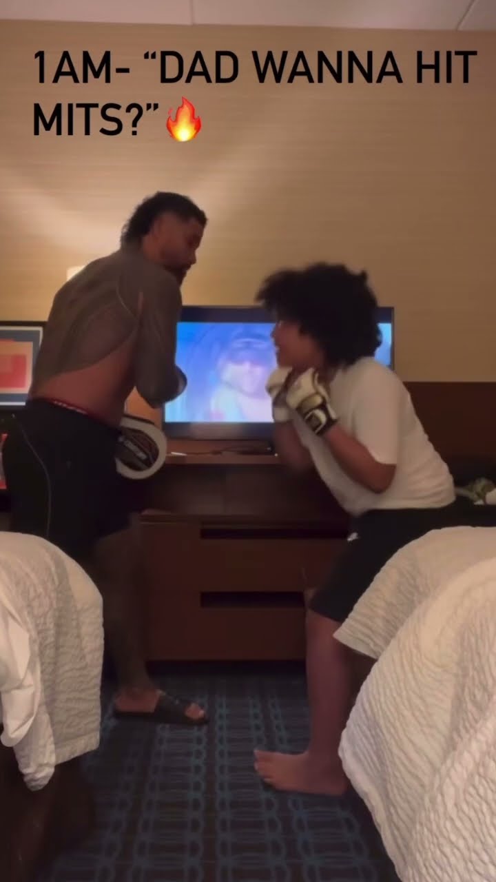 Jey and Jeyce Uso boxing at 1 am 🔥#jeyuso #boxing - YouTube