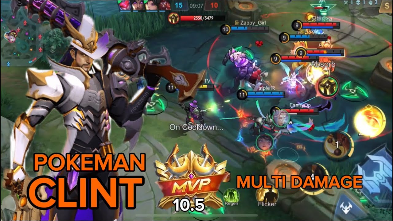 CLINT POKE DAMAGE | MVP on MYTHIC GLORY - MLBB - YouTube