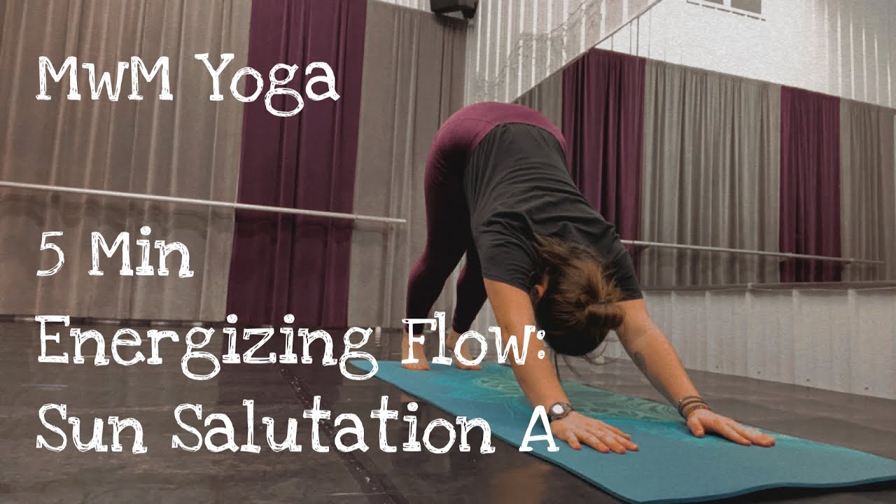 5 min energy flow: Sun-salutation A - YouTube