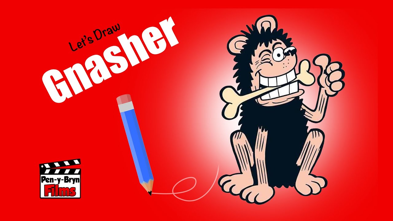 Let's Draw - Gnasher (Blended Learning Video) - YouTube