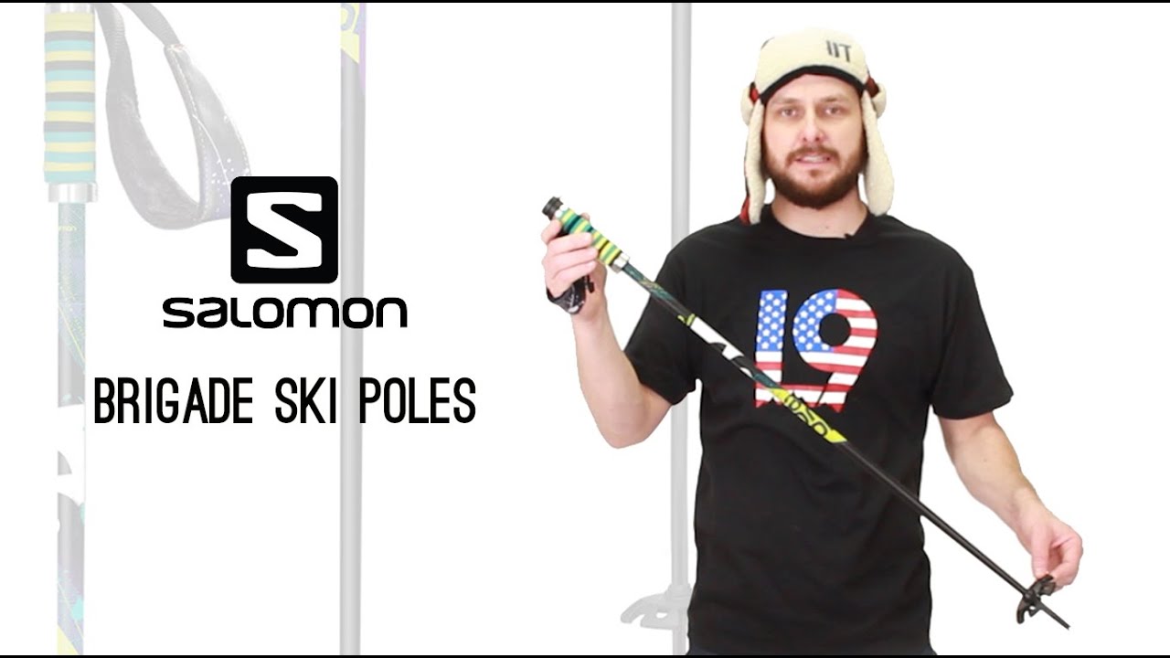 Salomon Brigade Ski Poles - YouTube