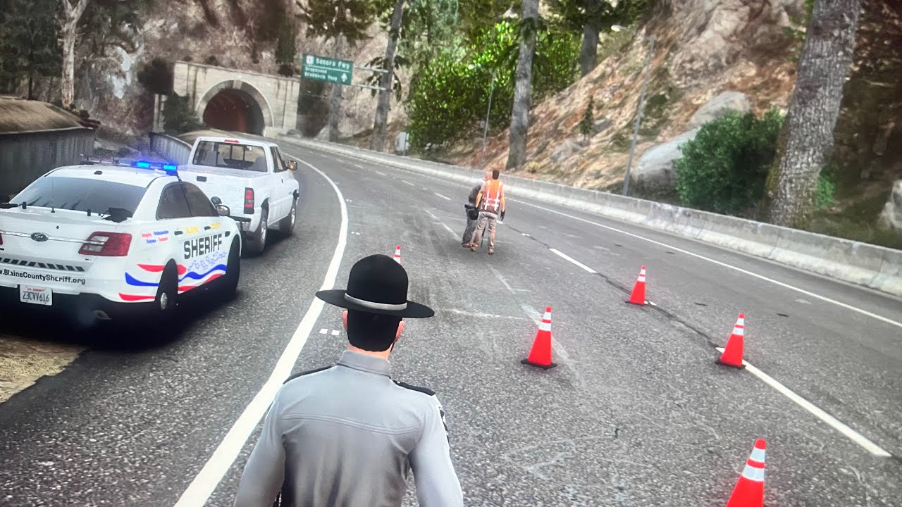 GTA 5 LSPDFR | Road Repair | Sheriff Patrol | 4K #lspdfr - YouTube