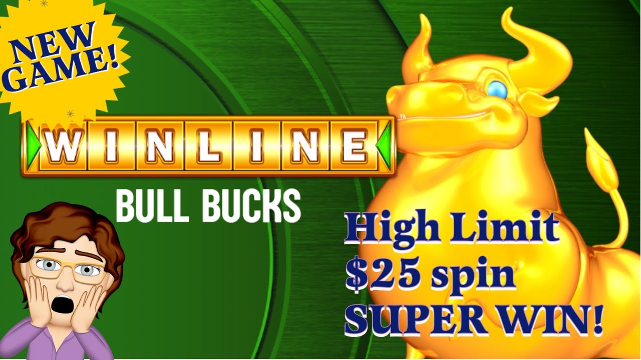 WINLINE Bull Bucks 💵High Limit $25 a spin BONUS! - YouTube
