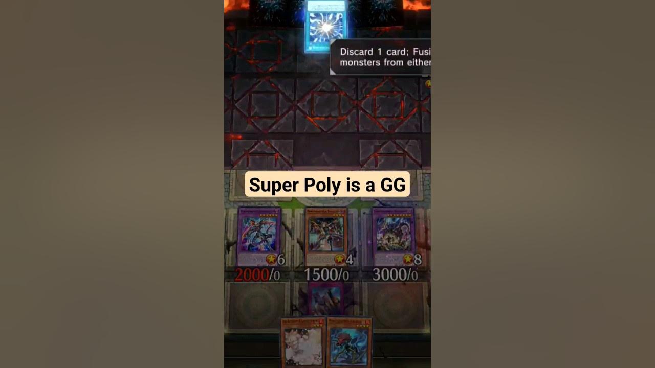 SUPER POLY HUMBLES ME [Yu-Gi-Oh! Master Duel] #masterduel #yugioh #shorts - YouTube