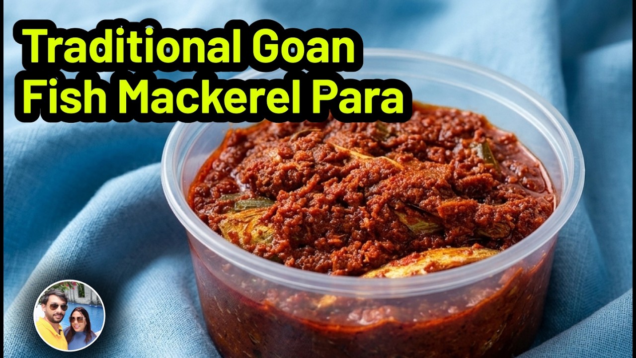 traditional Goan Fish Mackerel Para recipe/how to make Salt Fish pickle ...
