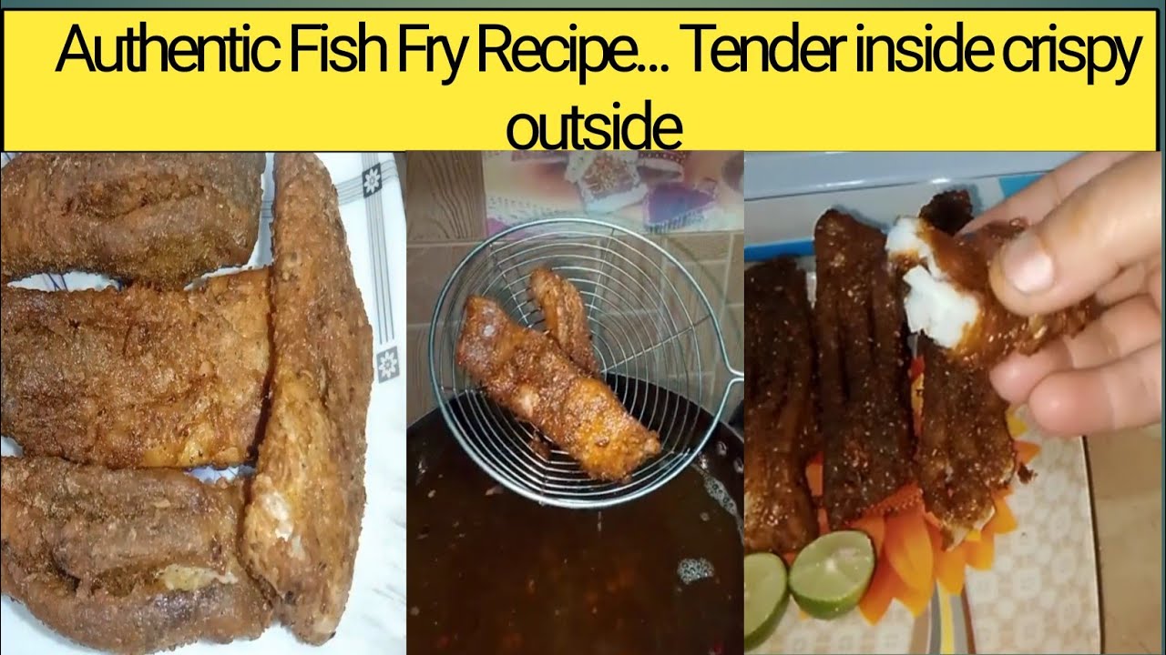 Fish Fry Recipe By Cooking TIPS |Authentic Fish Fry Besan Wali - YouTube