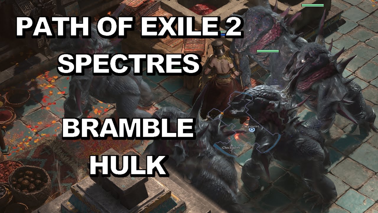 Path of Exile 2 Spectres 0.2.0 Bramble Hulk - melee - YouTube