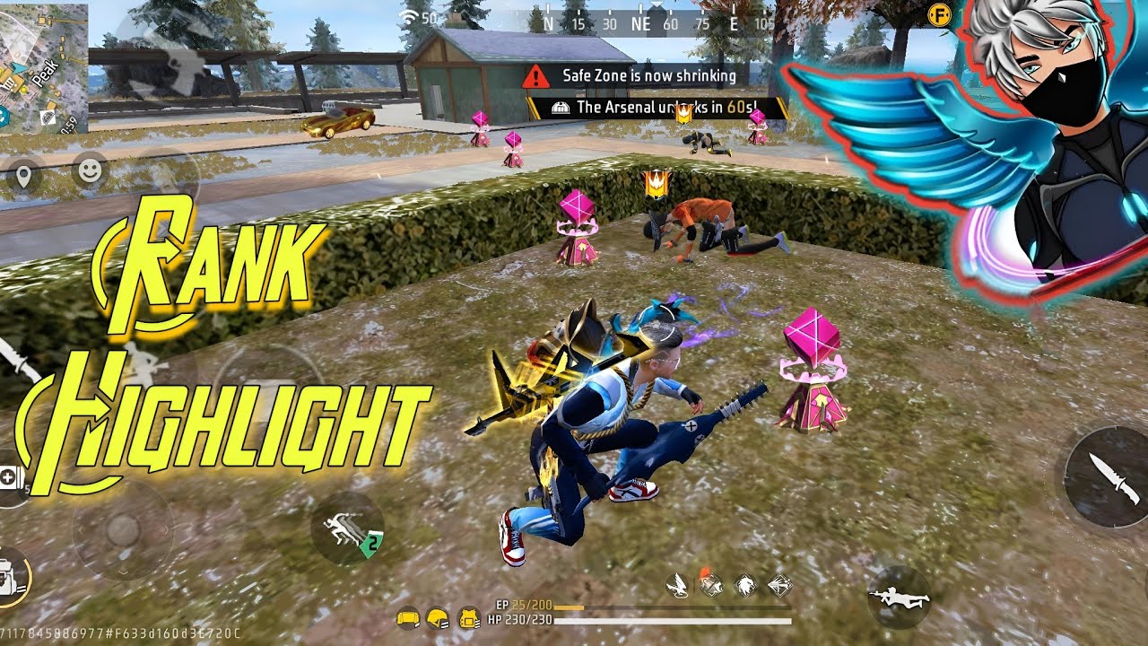 FREE FIRE RANK MATCH HIGHLIGHTS GAMEPLAY VIDEO || FREE FIRE BR RANK ...