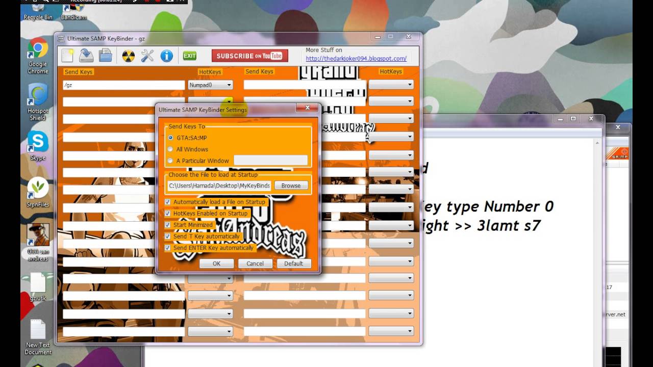 How install Keybind Samp - YouTube