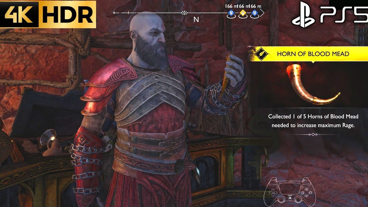 How to Get Horn of Blood Mead The Forbidden Sands GOD OF WAR RAGNAROK ...