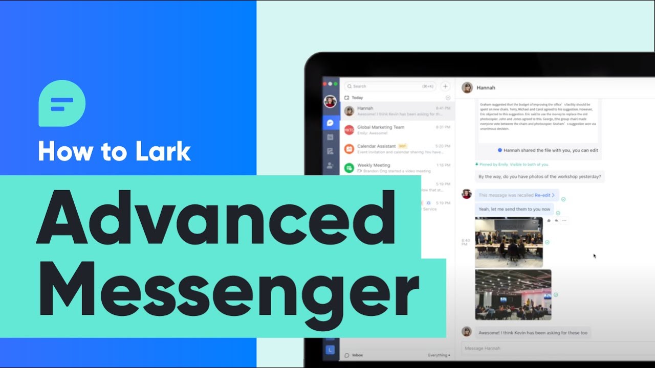 How to Lark: Episode 3, Advanced Messenger - YouTube
