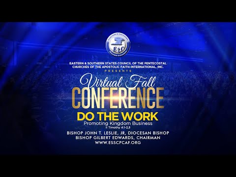 ESSC Fall Conference - Friday Empowerment - Suffragan Bishop James ...