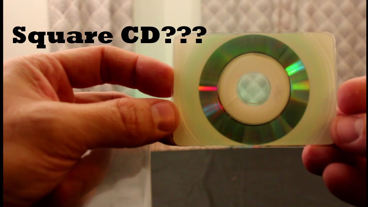 Square CDr business card CD - YouTube