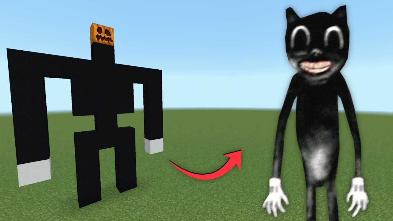 NEW! Cartoon Cat Addon in Minecraft PE - YouTube
