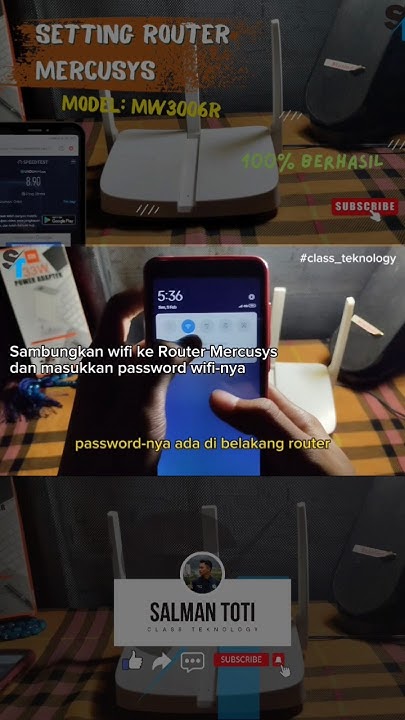 Tutorial Setting Router Mercusys #shorts #shortvideo #tutorial #settings #fyp #masukberanda ...