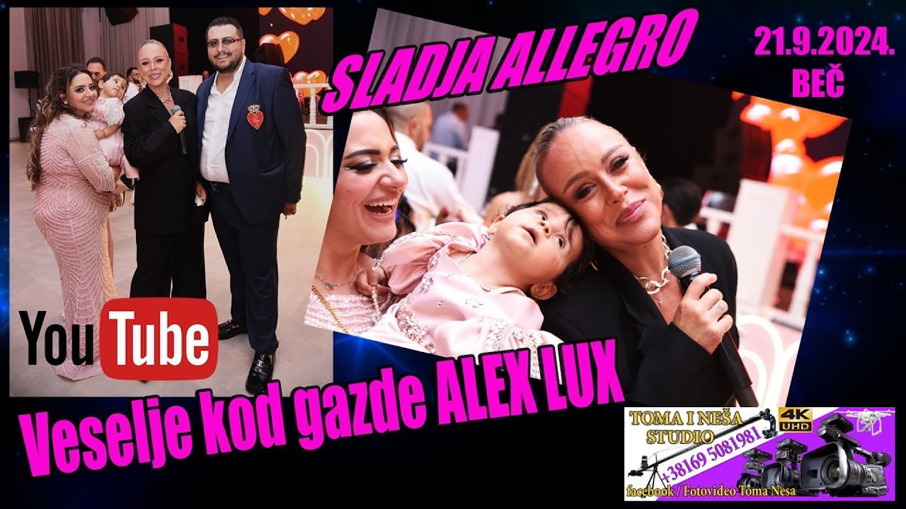 SLADJA ALLEGRO live Bec- Veselje kod gazde ALEX LUX- studio Toma Nesa ...