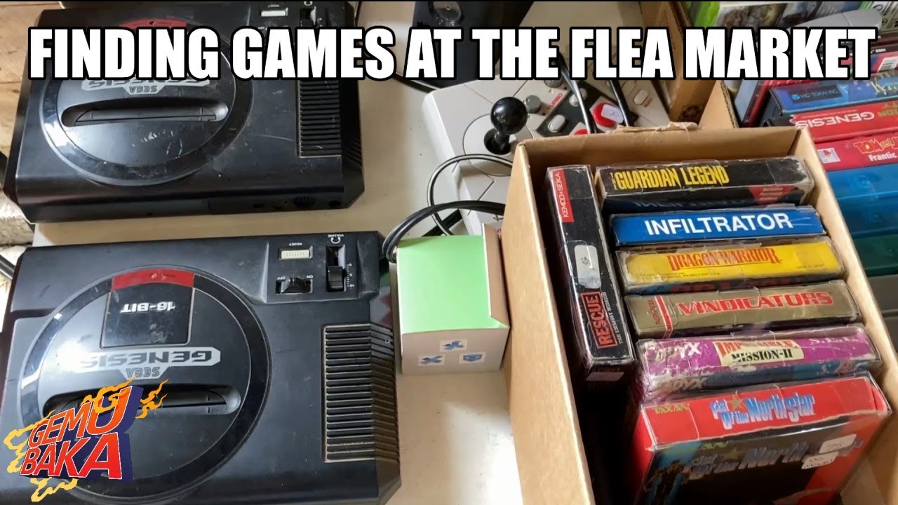 Finding Games at the Flea Market - YouTube