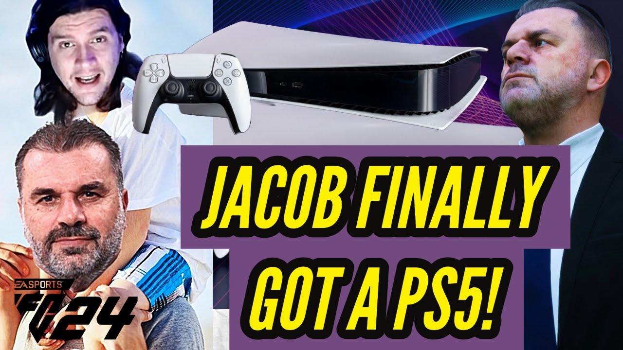 JACOB FINALLY GOT A PLAYSTATION 5! | WHAT SHOULD I PLAY? EA FC24 ...